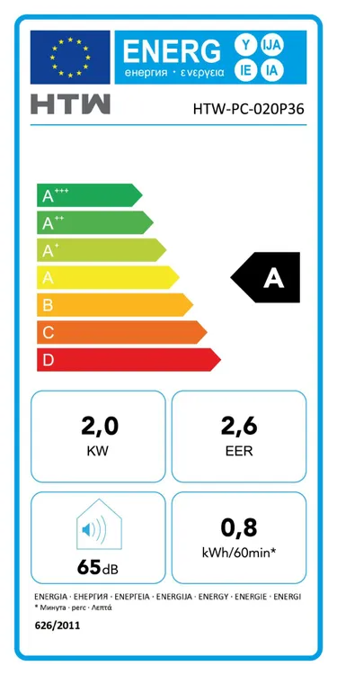 HTW P36 Aire Acondicionado Portátil 1800 Frigorías | PcComponentes.com